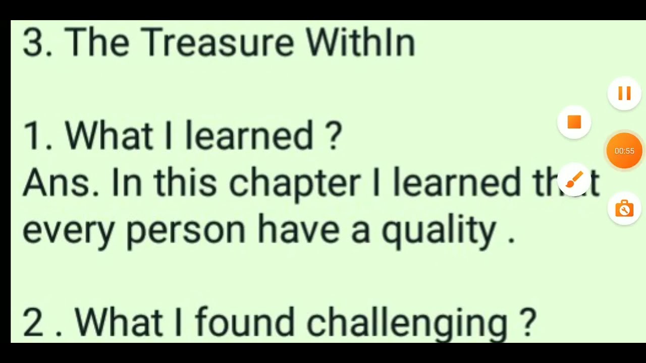 Learners Diary Of Class 8 It So Happened Chapter 4 The Treasure Within learners-diary-of-class-8-it-so-happened-chapter-4-the-treasure-within
