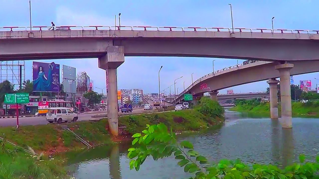 Beautiful Kuril Flyover Bridge, Dhaka, Bangladesh - YouTube