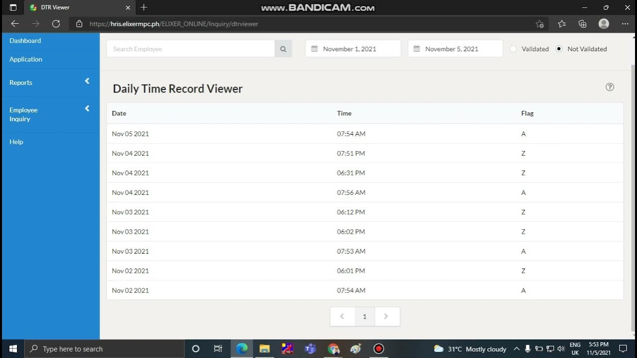 HOW TO VIEW TIME LOGS IN ESS - YouTube