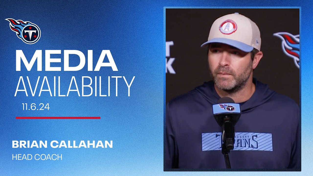 Brian Callahan Media Availability | Discipline and Passing Game Has ...