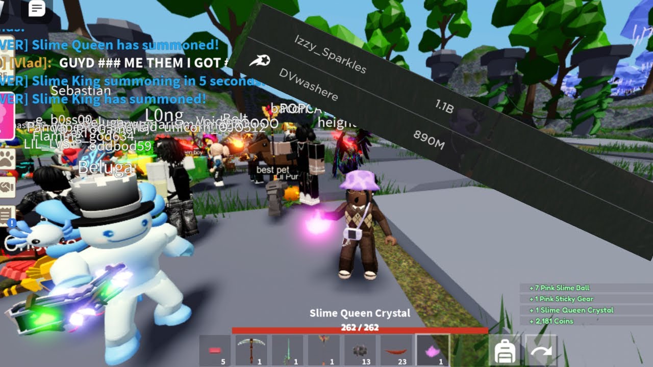 I got the *New* Slime Queen Crystal and @realDV and ...