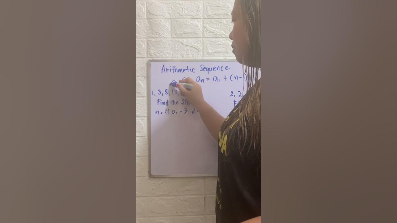 Finding the nth term of arithmetic sequence part 1 - YouTube