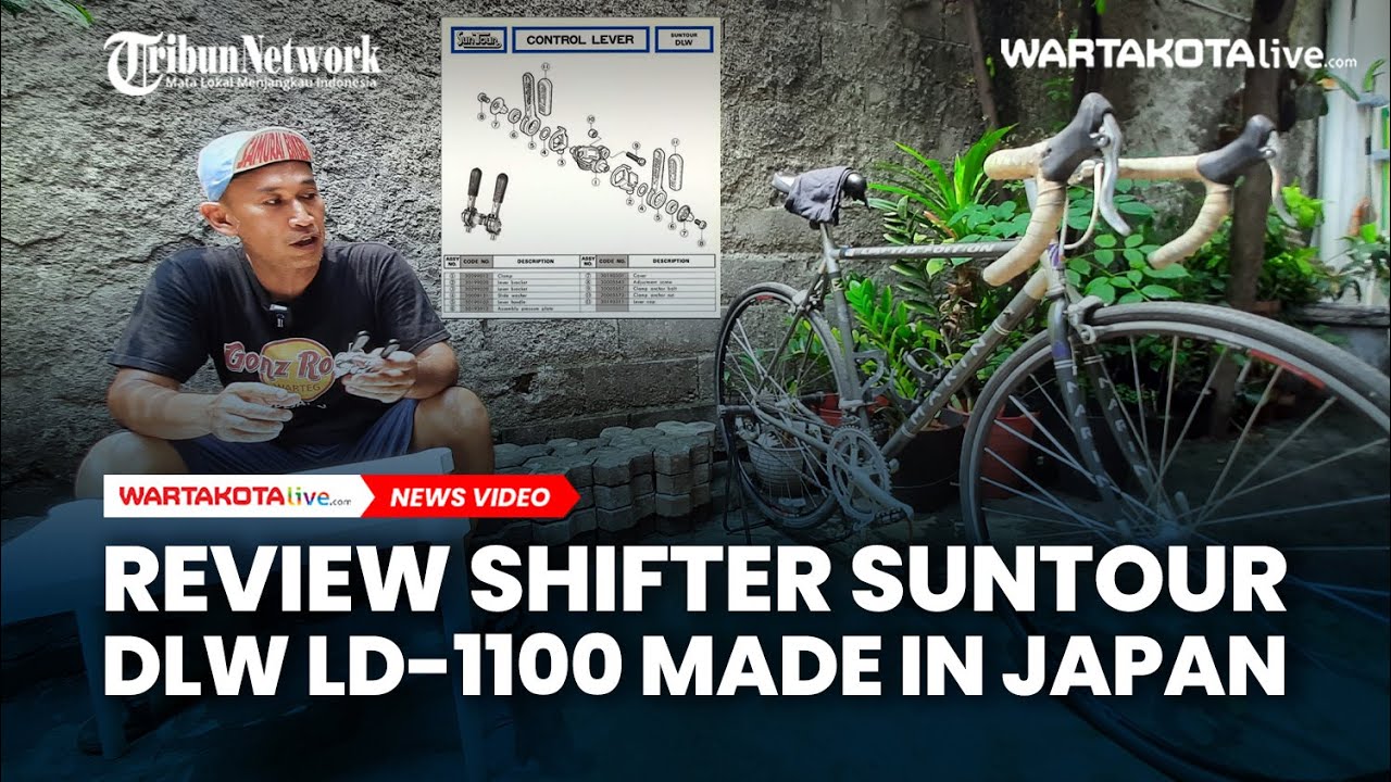 Review Shifter Suntour DLW LD-1000 Made in Japan, Downtube Shifter ...