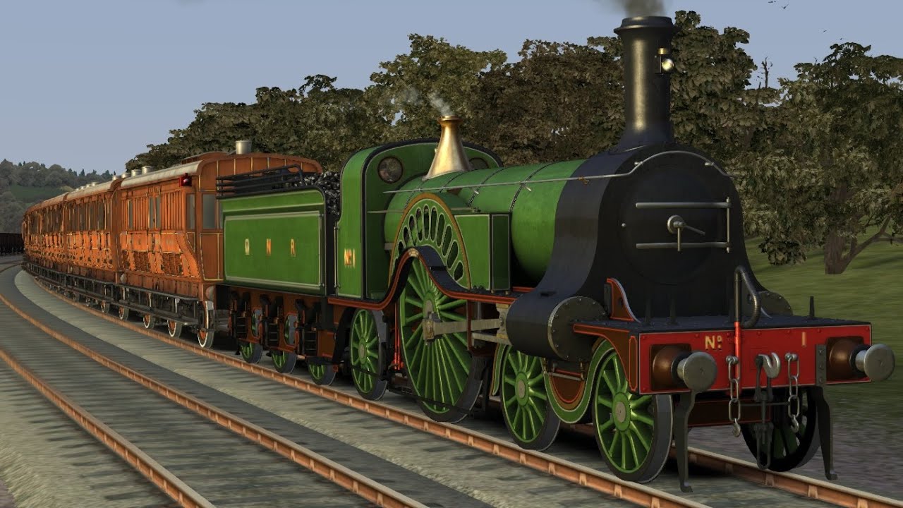 Train Simulator 2020 - GNR Stirling Single No. 1 - Stopping Train to ...