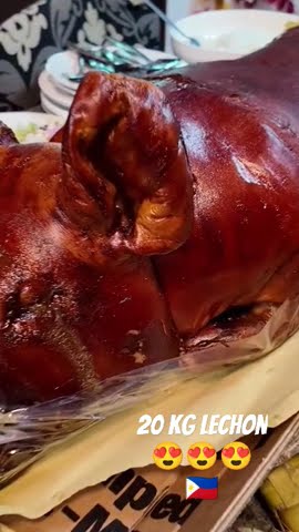 20 Kg Lechon tonight! #philippines #travel #lechon - YouTube
