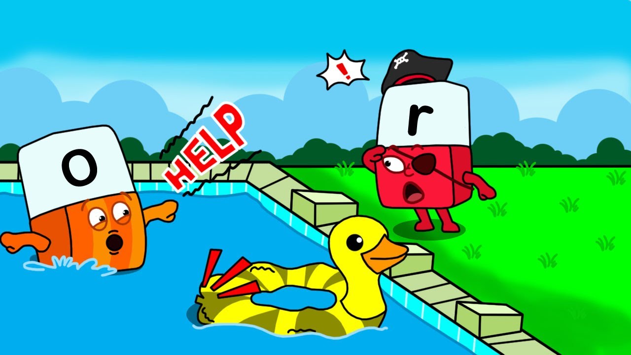 Please Help, Alphablocks O Sink - Alphablocks coloring story - YouTube