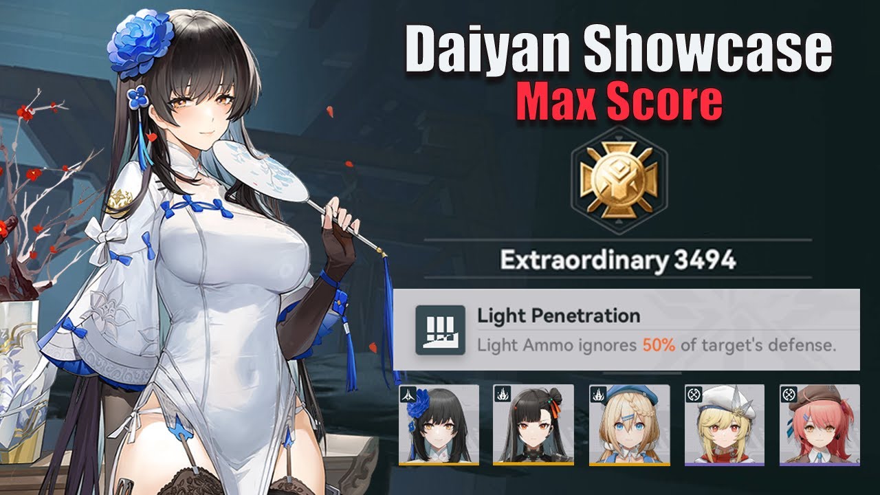 Gunsmoke Frontline - Daiyan Showcase (Light Penetration Buff) 【Girls ...