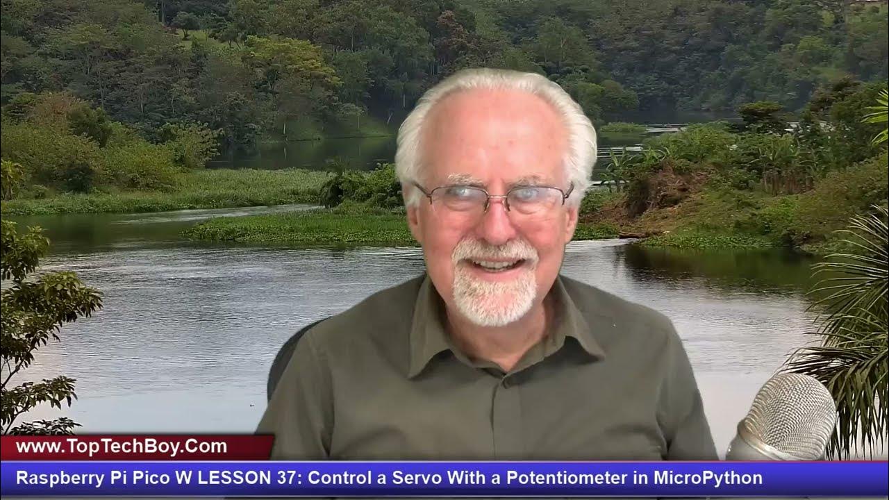 Raspberry Pi Pico W Lesson 37 Control A Servo With A Potentiometer In Micropython Youtube