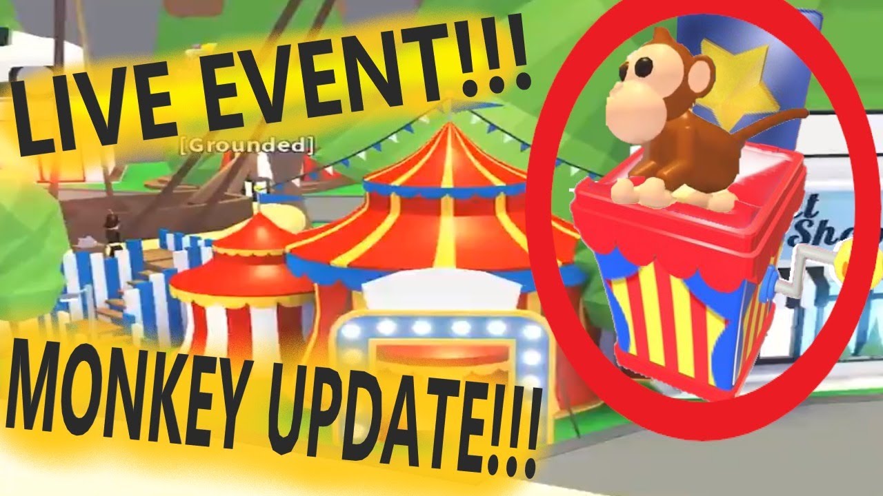 NEW MONKEY FAIRGROUND IN ADOPT ME!!! FULL LIVE EVENT!! - YouTube