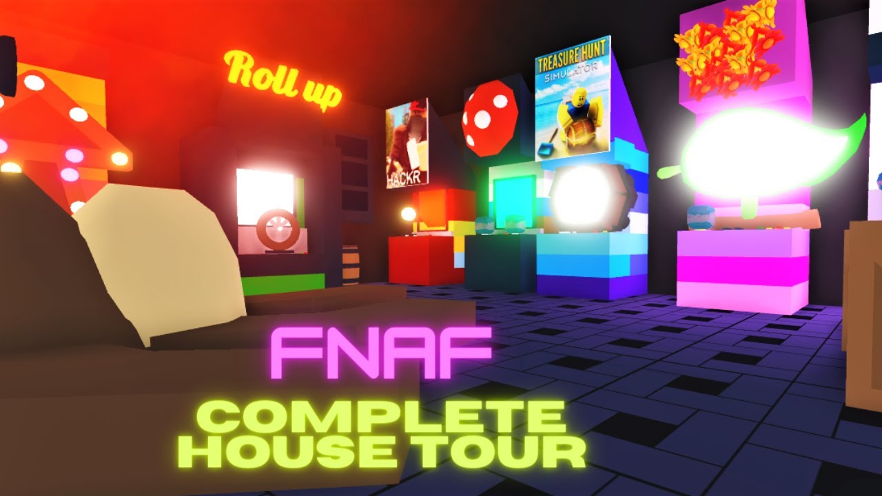 Adopt Me Five Nights at Freddy's COMPLETE house TOUR - YouTube
