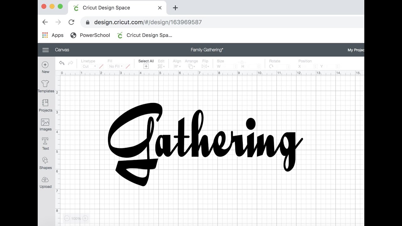 Welding letters in Cricut Design Space - YouTube