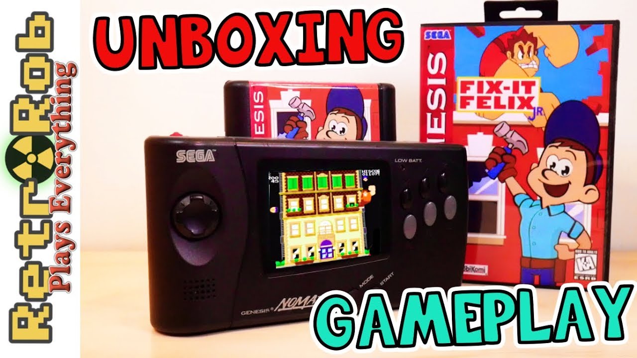 Fix It- Felix Jr New Sega Genesis Game Unboxing and Gameplay - YouTube