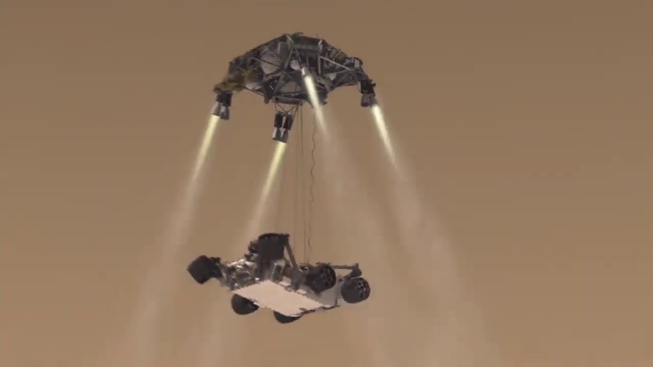 Mars Curiosity Rover Simulation Animation 3D - YouTube