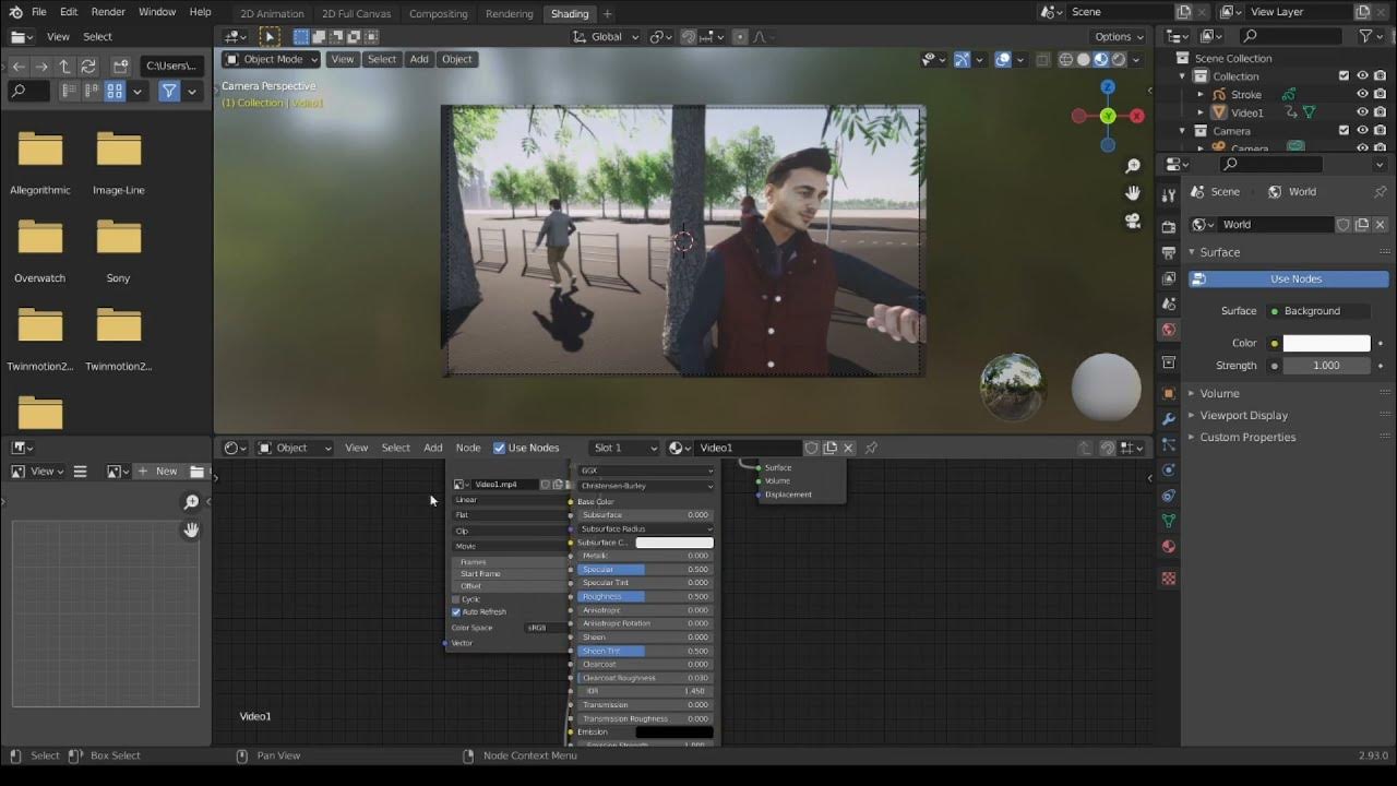 [Blender 2.93]How to Trace Over Video in Blender[Grease Pencil ...