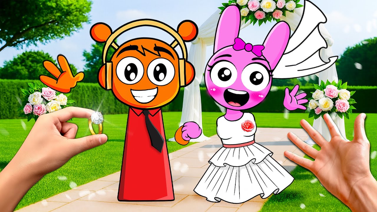 The Happy Day of Oren and Pinki | In Real Life 2D - YouTube