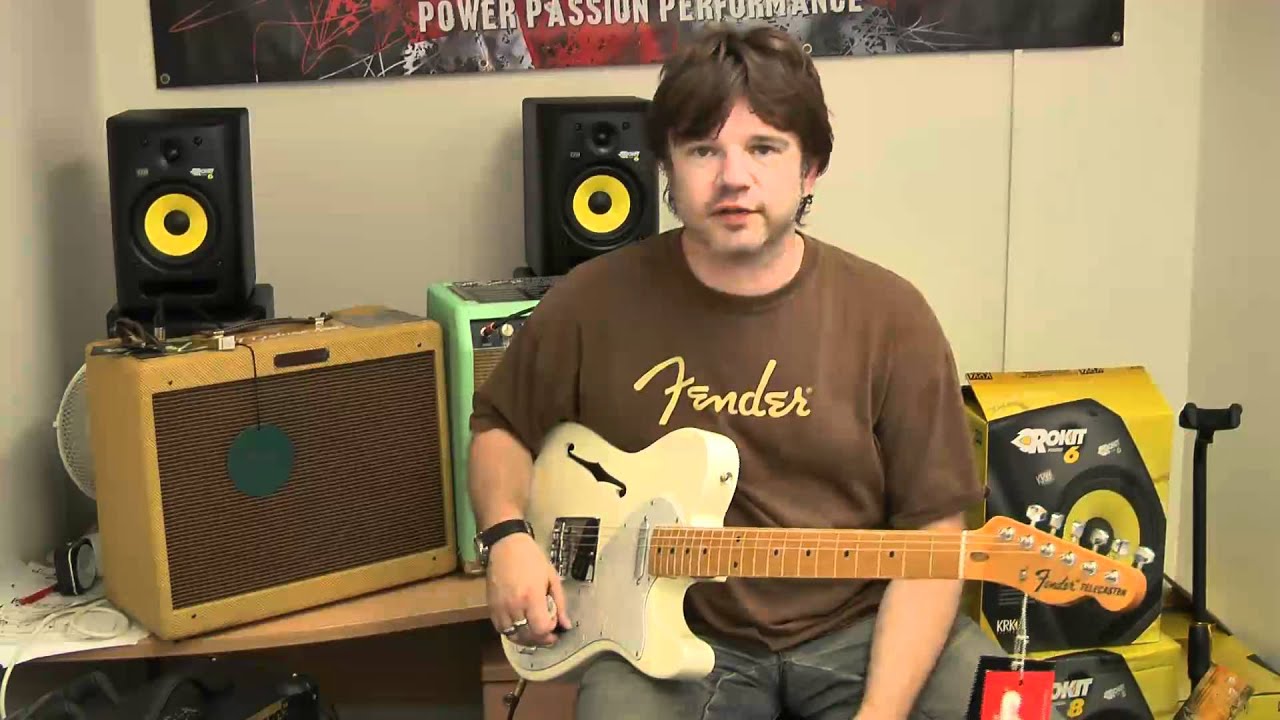 Fender American Vintage 69 Thinline Telecaster - YouTube
