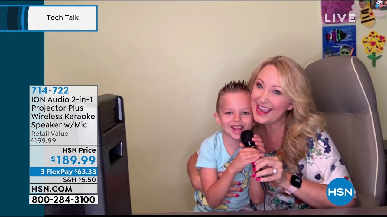 ION Audio 2in1 Projector Plus Wireless Karaoke Speaker w... - YouTube