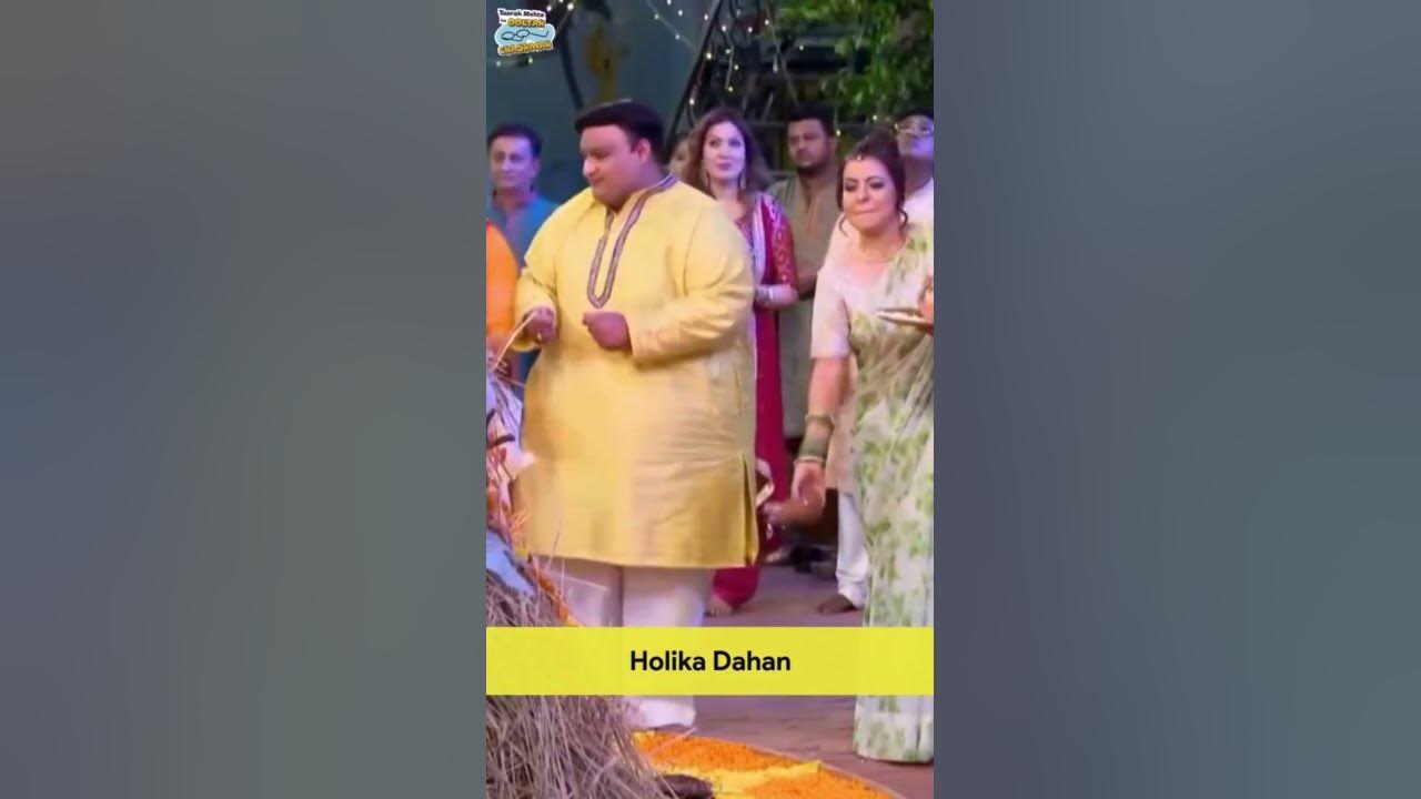 Holi Ka Dahan Tmkoc Tmkocsmileofindia Holi Holispecial Trending