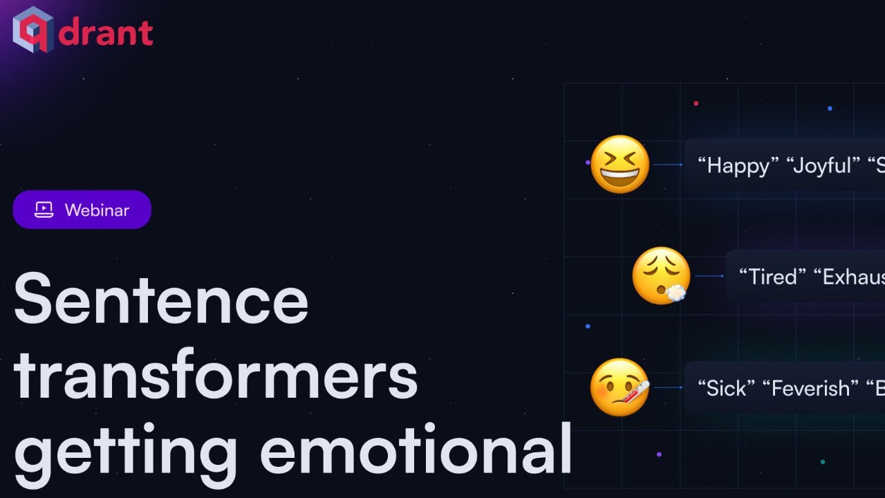 Fine-tuning an embedding model: sentence transformers getting emotional - YouTube