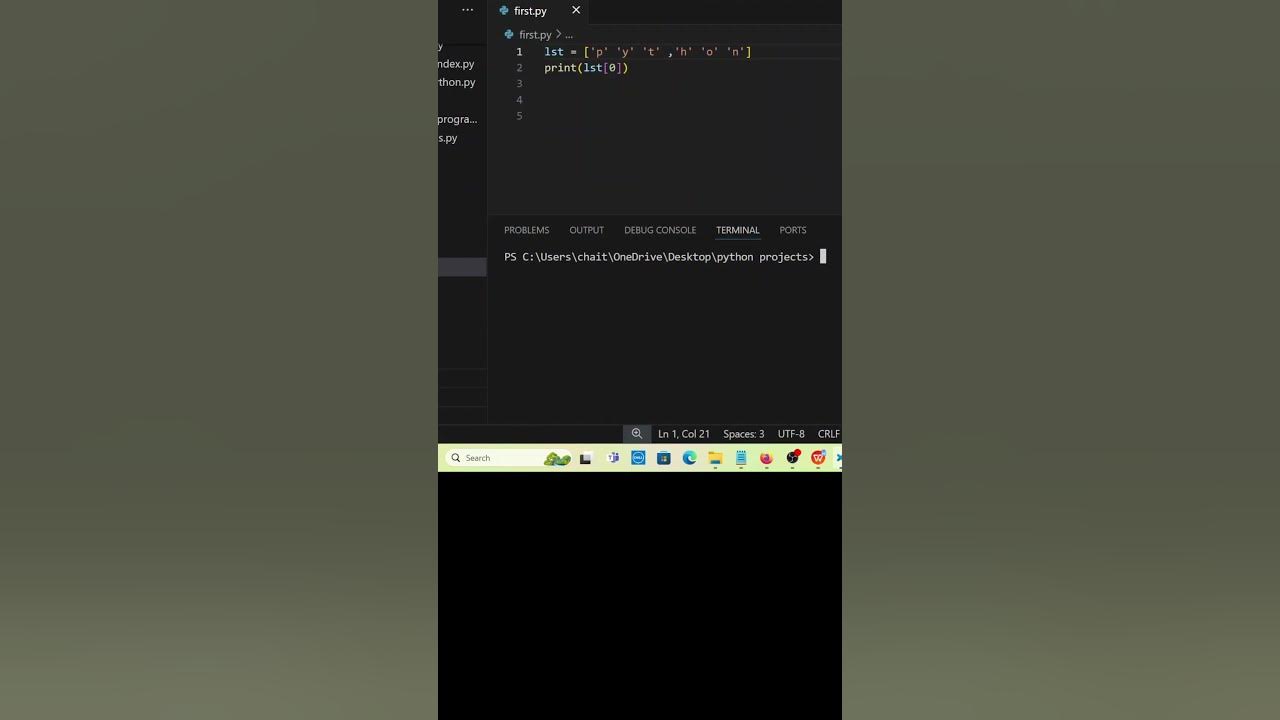 Python Coding Challenge 234shorts Shortsfeed Python Coding 0283