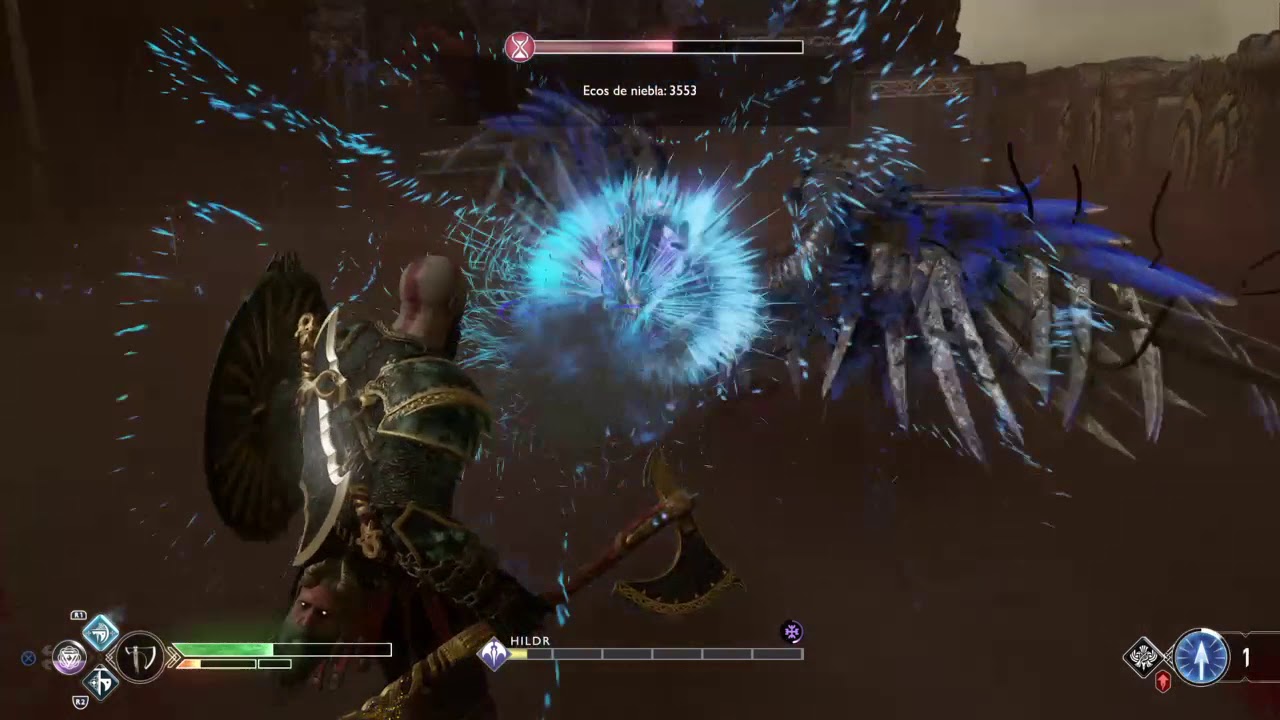 God of War - Hildr Valkyrie - Boss Battle - YouTube