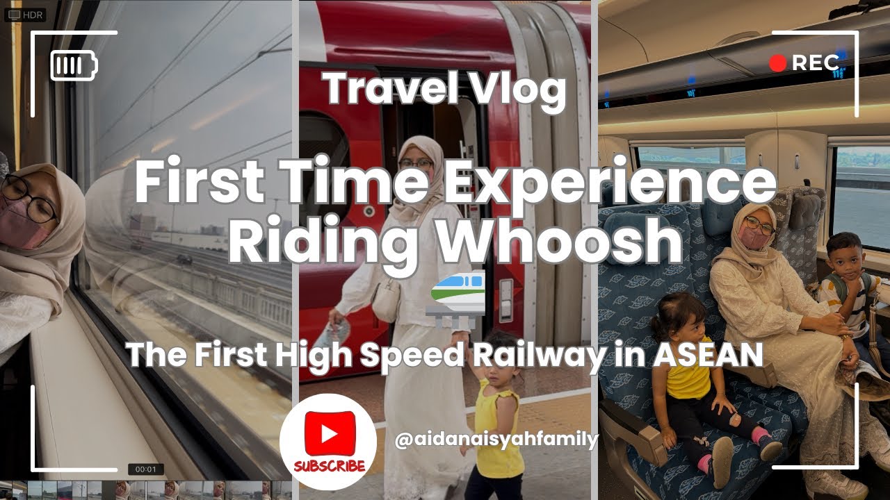 First time riding Whoosh 🚝 The First High Speed Railway in ASEAN ...