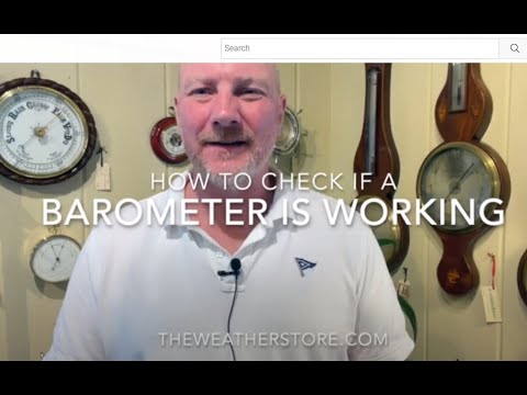 How to Check if a Barometer is Working - YouTube