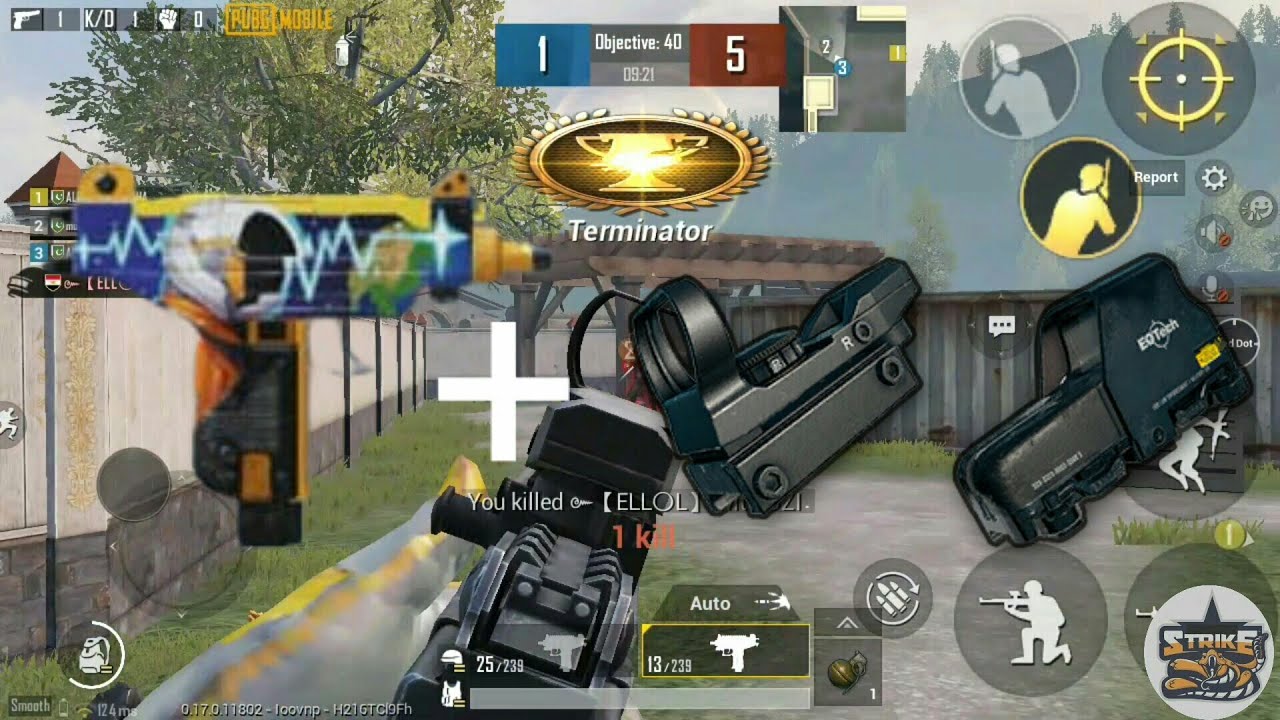 Uzi +red dot and holo is op 👌 only uzi challenge - YouTube