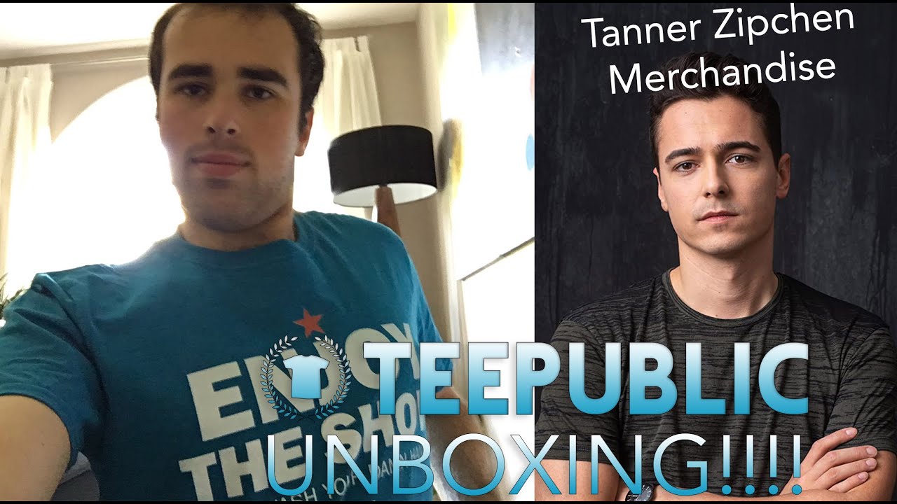 Unboxing Tanner Zipchen's New Line of Merchandise - YouTube