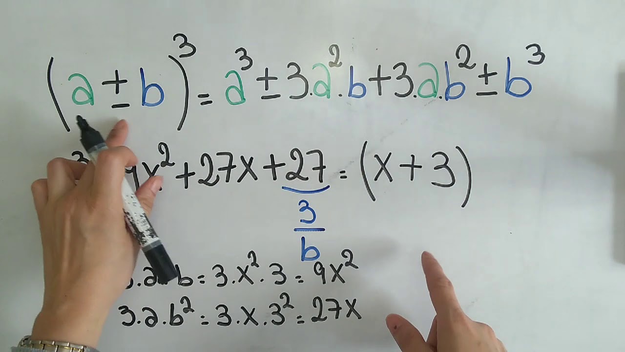Factorización de polinomios. Cuatrinomio cubo perfecto. - YouTube