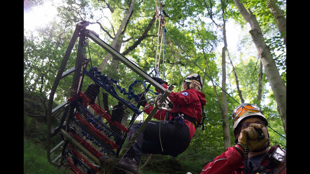 Tyrolean Traverse - YouTube