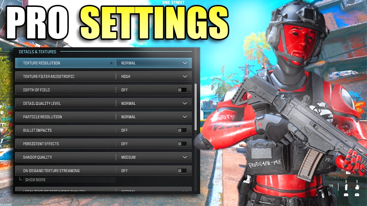 the BEST PRO SETTINGS for the MW3 BETA | Graphics + Controller Settings ...