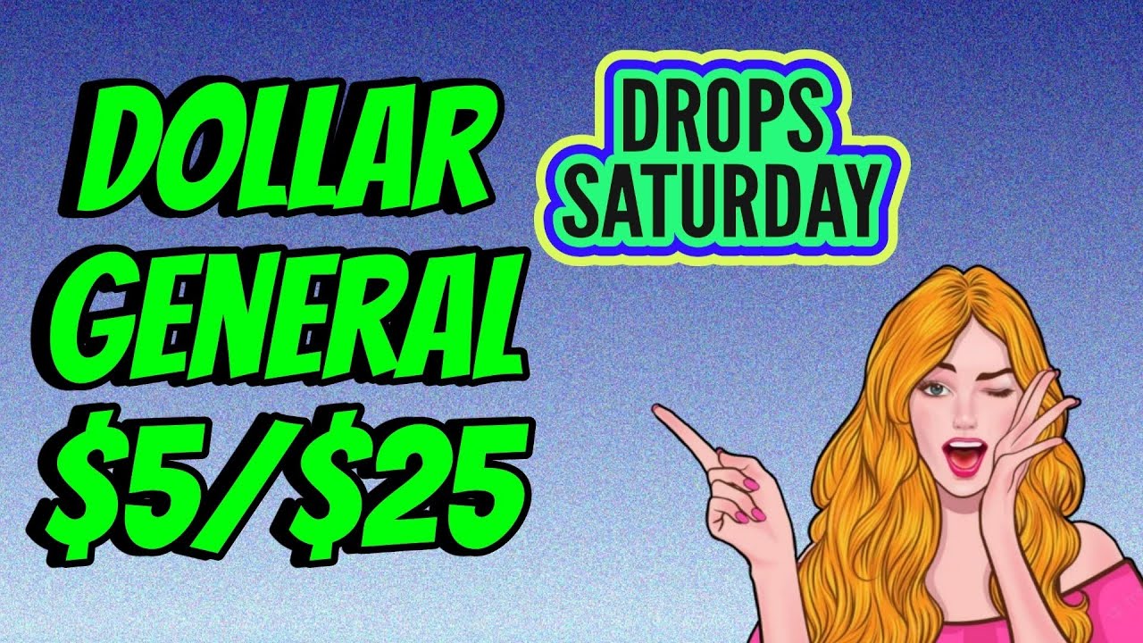 Dollar General $5/$25 Saturday Only - YouTube