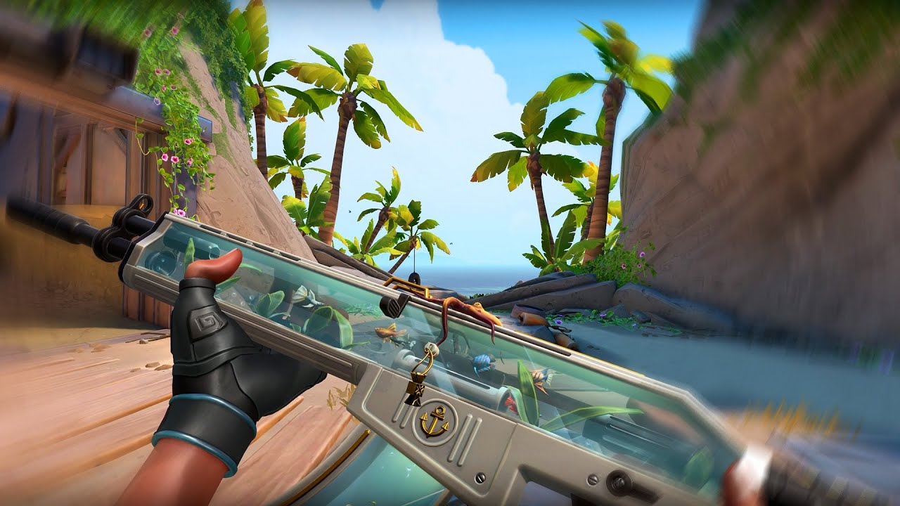 Neptune Vandal Skin Showcase + ASMR | VALORANT - YouTube