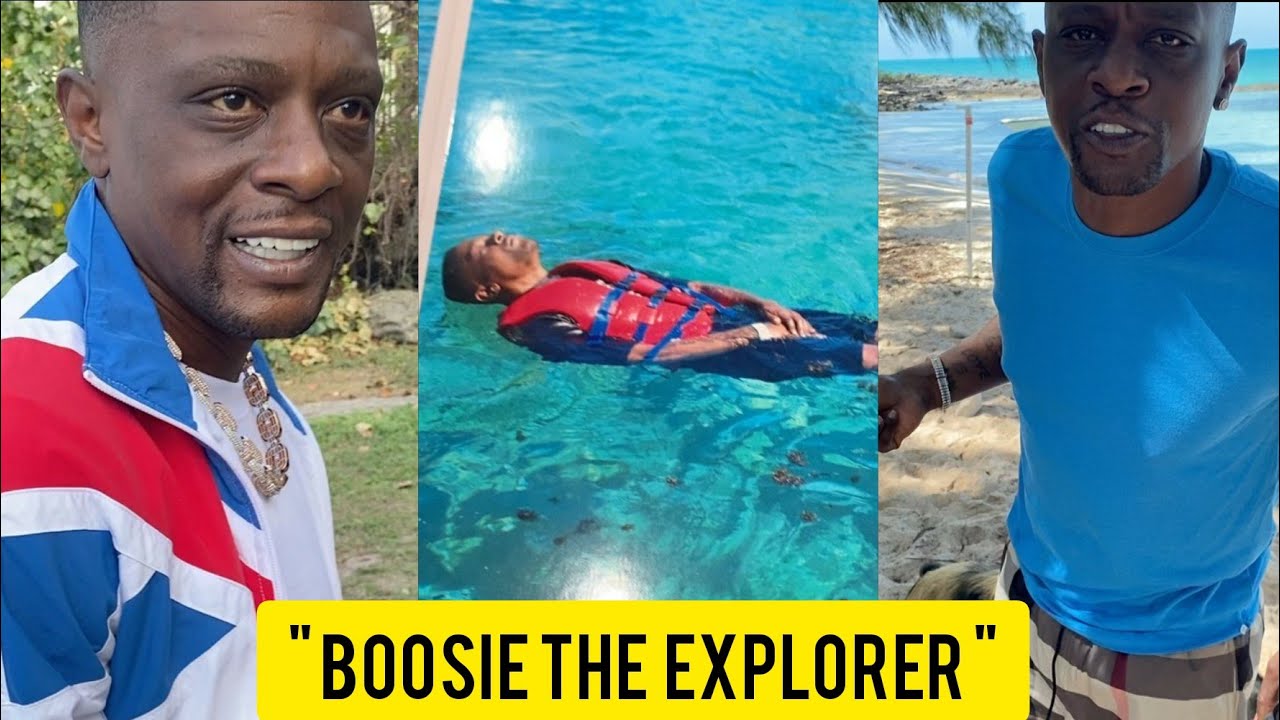 😂 Boosie explores a cave in the Bahamas until he sees a bat & plays ...