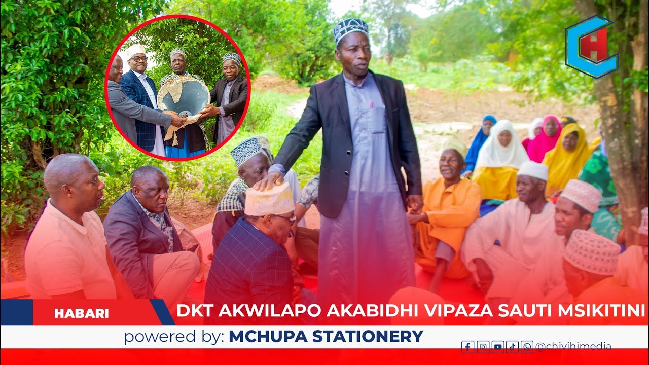 WAZIRI DKT. AKWILAPO AKABIDHI VIPAZA SAUTI MASJID ANNUR, WAUMINI ...
