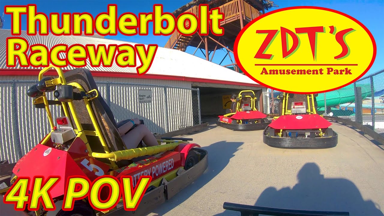 Thunderbolt Speedway | 4K POV | ZDT's Amusement Park | March 2021 (Non ...