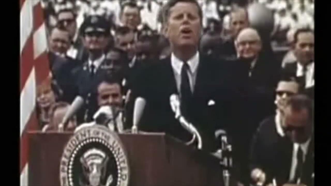 JFK's 'We Choose to go the Moon" speech - YouTube