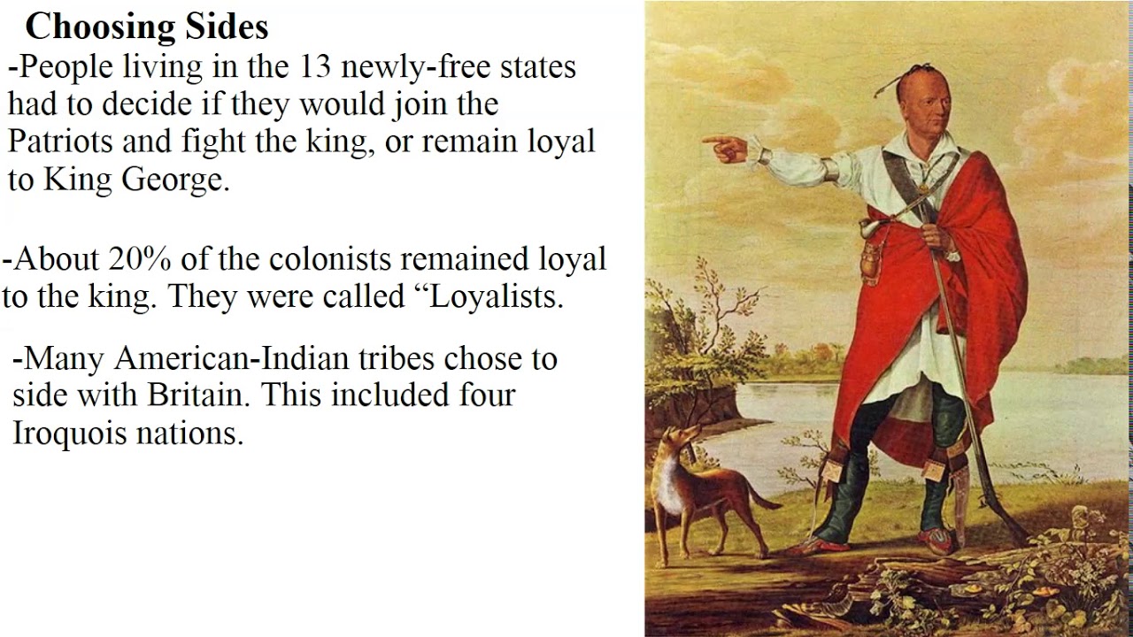 Choosing Sides in the American Revolution - YouTube