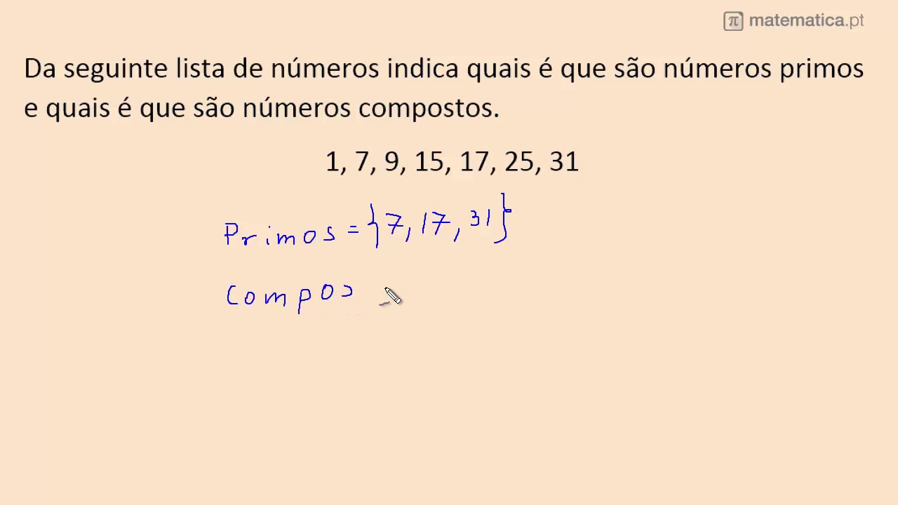 Identificar Números Primos e Números Compostos - YouTube