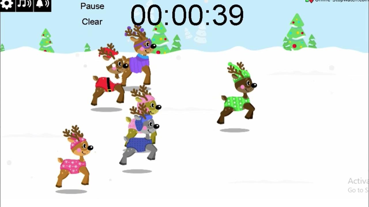 Reindeer Race! - YouTube