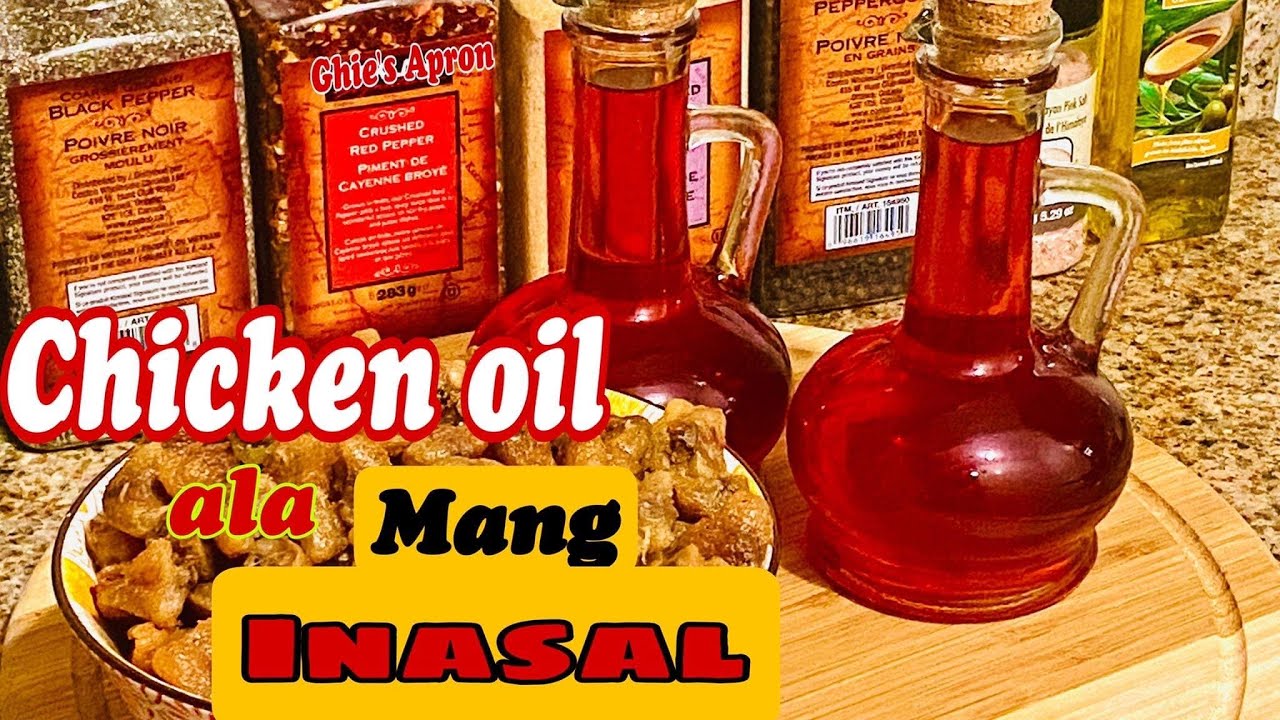 Chicken Oil | Chicken oil ala Mang Inasal | Ghie's Apron - YouTube