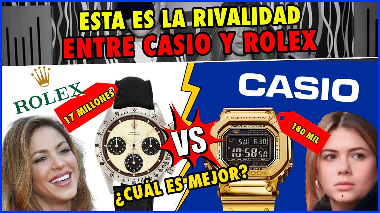 La rivalidad entre Casio y Rolex - YouTube