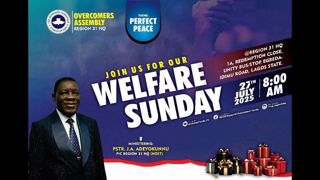 WELFARE SUNDAY || 27-07-2025 - YouTube