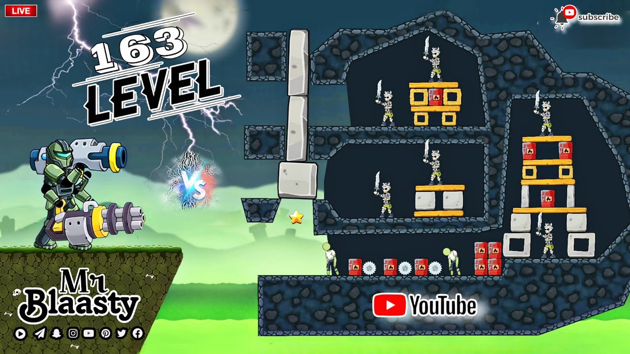 Boom Stick Game । Blaasti Level :-163/200 । how to complete level 163 Boom stick game. - YouTube