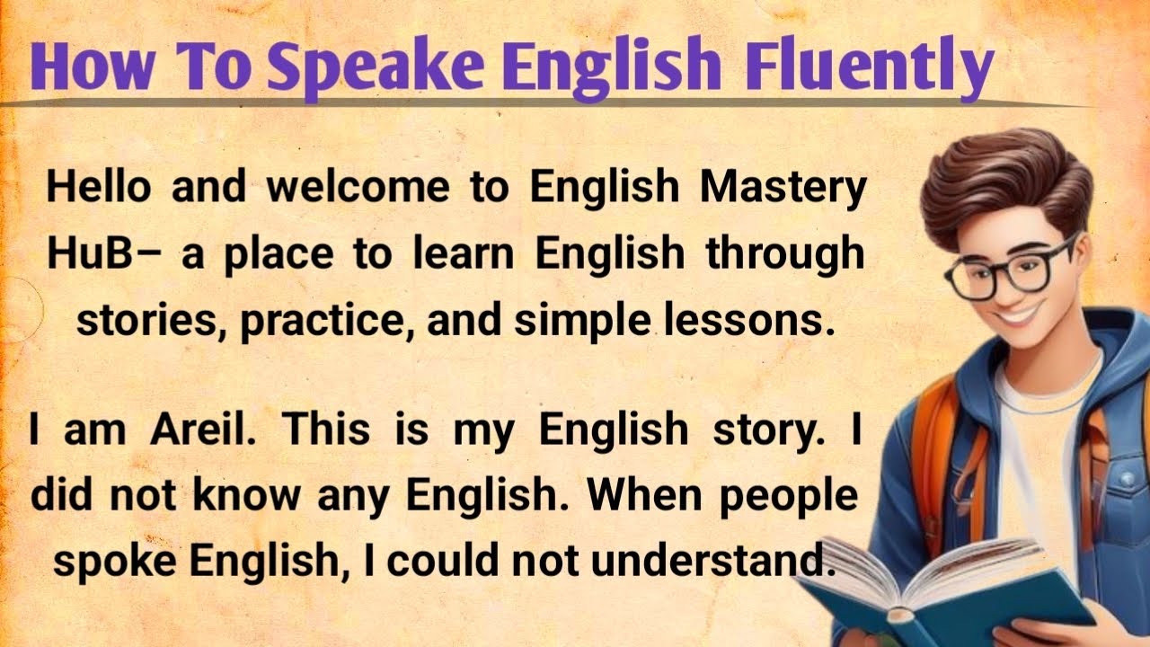 How To Speaking Fluently // How To improve Your English At Home // My ...