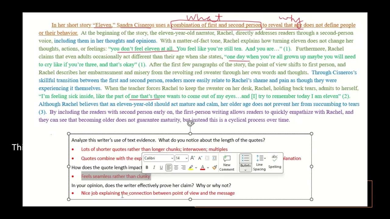 E2 How to Write a CEA part 2 - YouTube