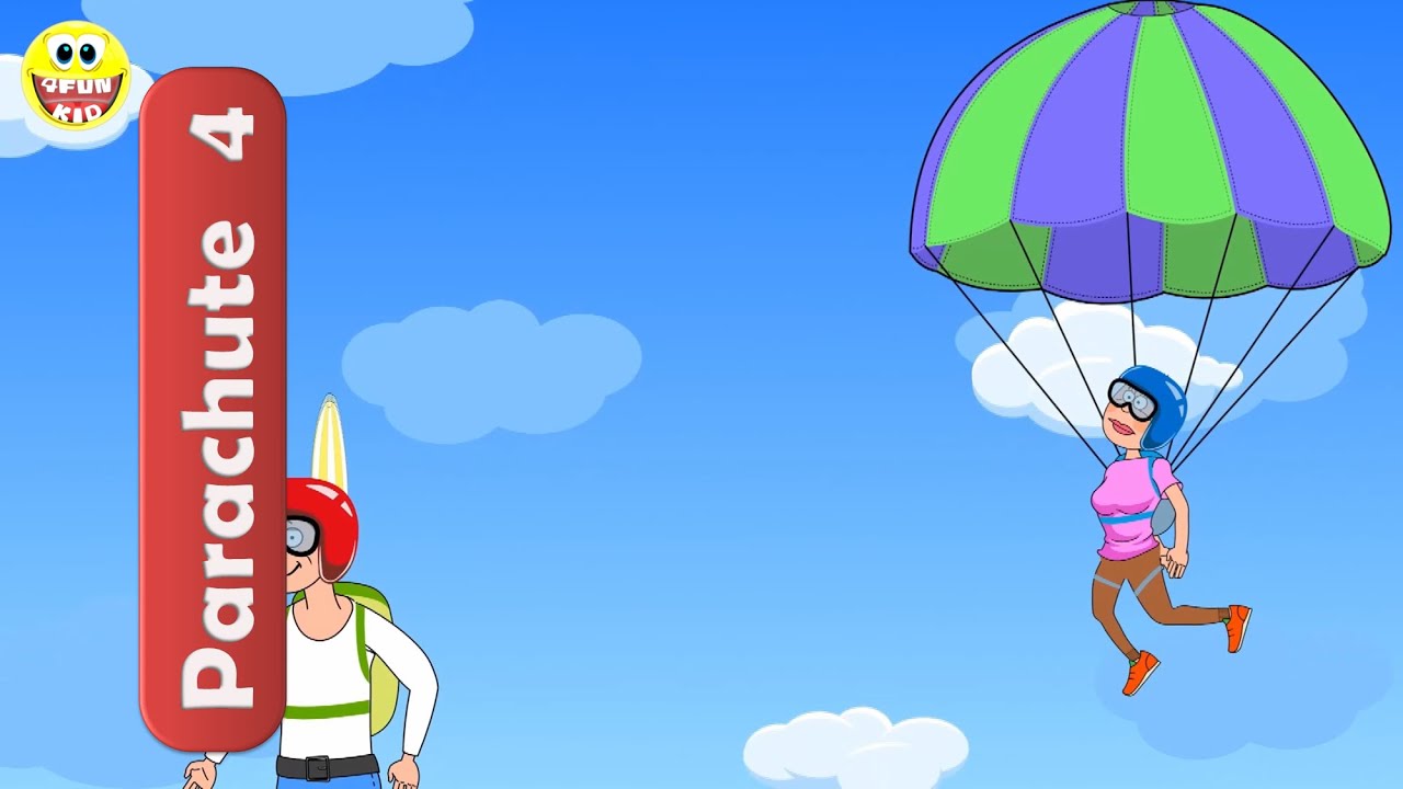 Clever fairy tale for kids | plane | parachute drawing | word learning ...