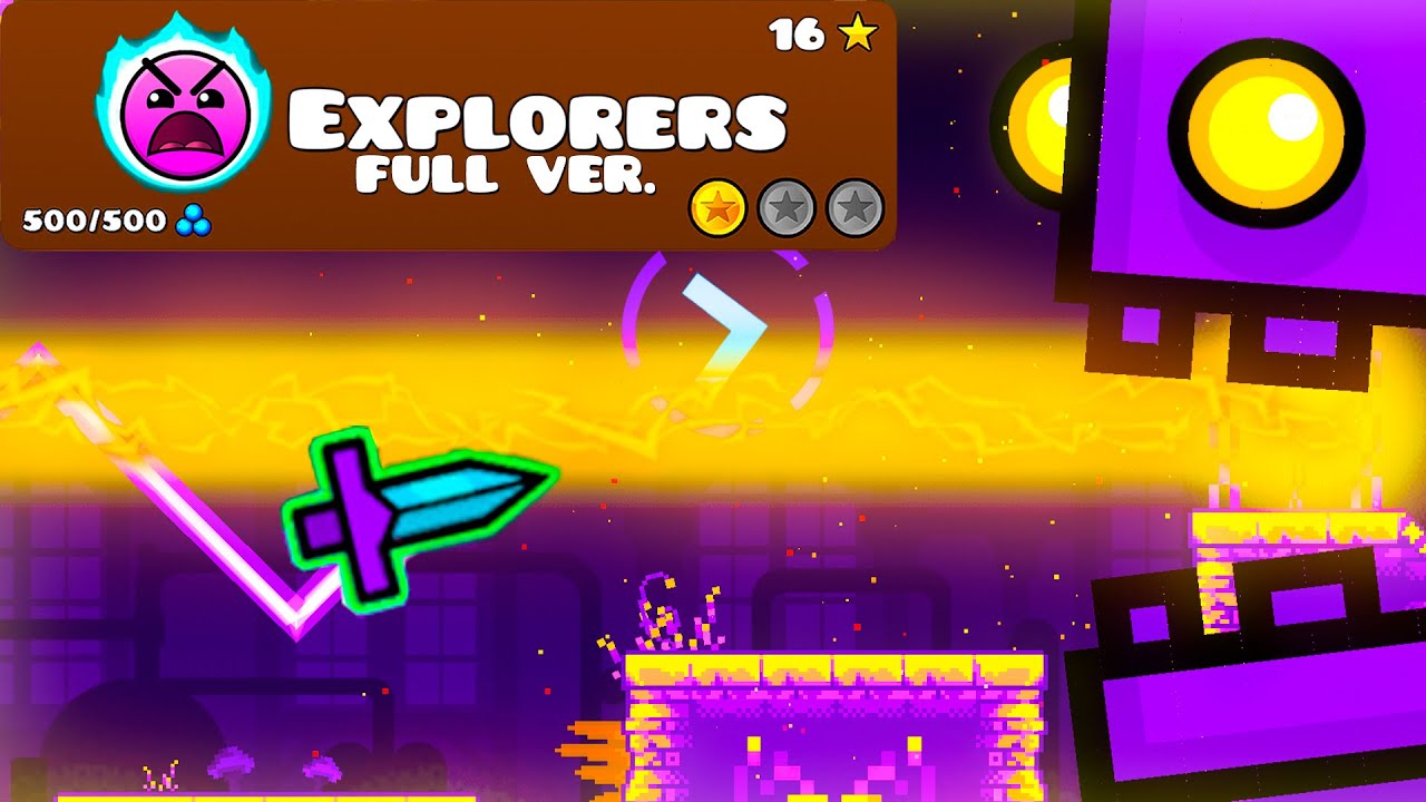 Full Version Explorers In Geometry Dash 22 Youtube