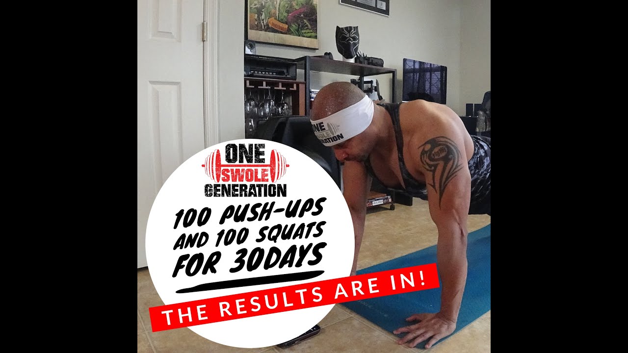 Results from 100 Push-ups & 100 Squats for 30 days - YouTube